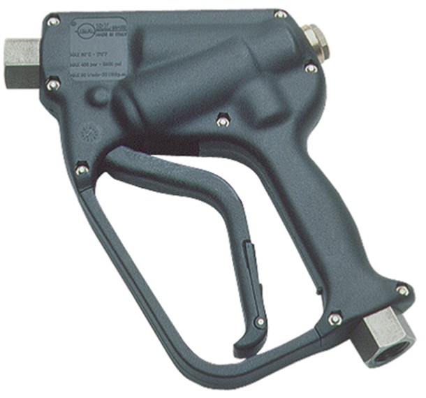 Trigger guns for pressure washers are used to start and stop water flow.